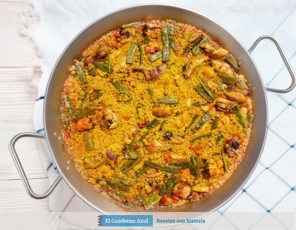 Paella valenciana clásica: pasos para preparar