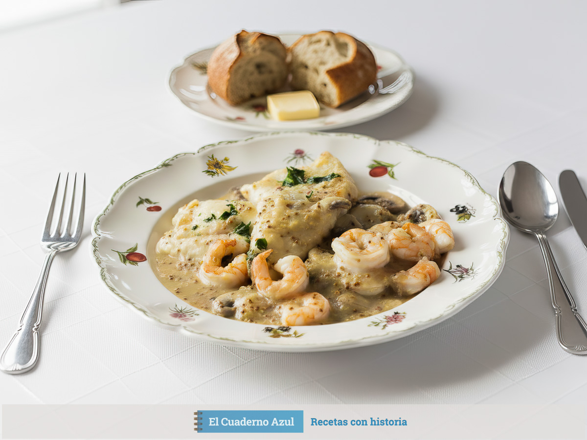 Gallo en salsa de mostaza: receta fácil y rápida