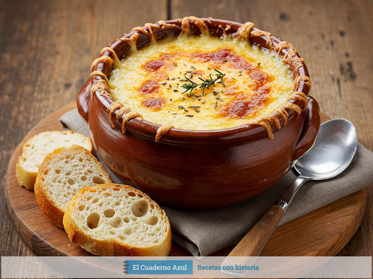El Sabor Tradicional de la Sopa de Cebolla Gratinada al Estilo Francés ...