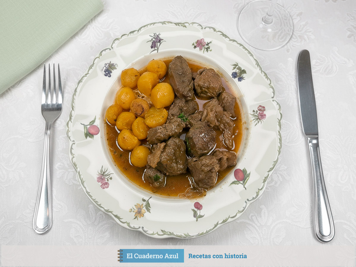 Deliciosa receta de carne gobernada al estilo andaluz con bolitas de ...