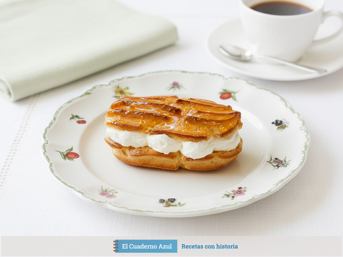 Palo catalán de nata para tus meriendas perfectas | El Cuaderno Azul